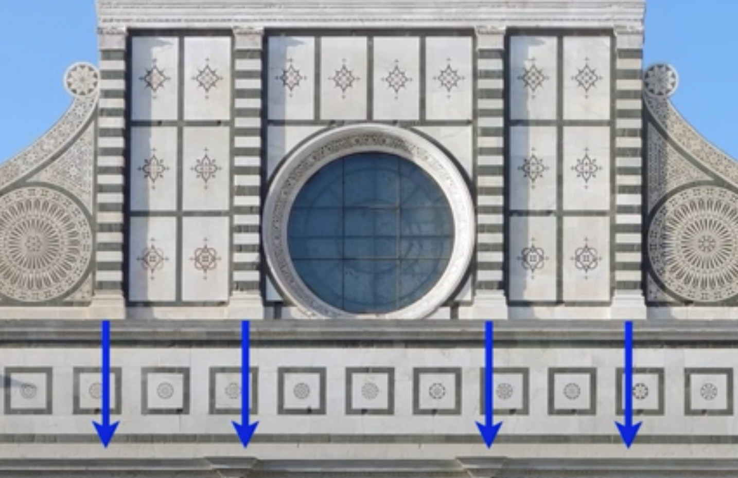 Harmony in Stone: Unveiling the Beauty of Santa Maria Novella Facade through Alberti’s Lens